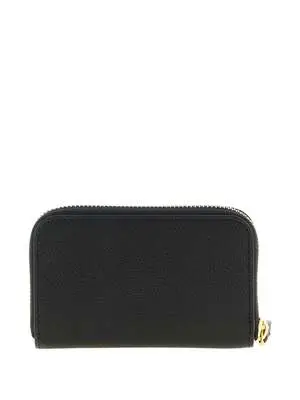Valentino Garavani V Logo Signature Leather Wallet - Black