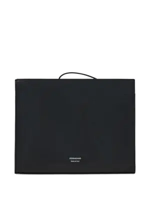 FERRAGAMO Gancini Leather Pouch