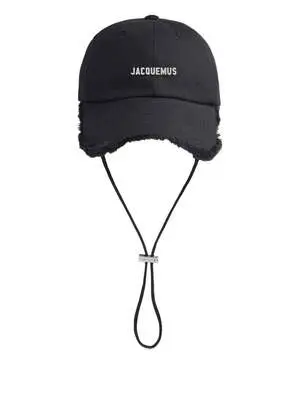Jacquemus Logo Baseball Cap - Black
