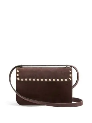 Valentino Garavani Rockstud Suede Leather Shoulder Bag