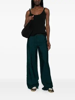 FORTE_FORTE Velvet High Waisted Trousers