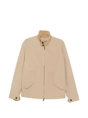 Emporio Armani Nylon Bomber Jacket - Beige