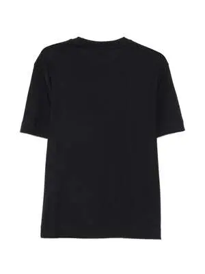 Emporio Armani Chevron Knit Cotton T-shirt