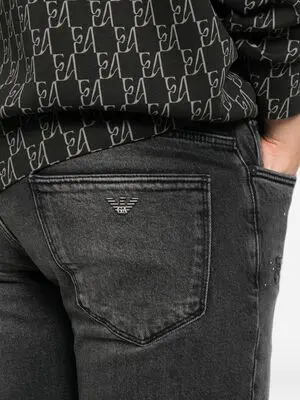 Emporio Armani Slim Denim Cotton Jeans