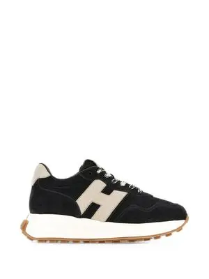 Hogan H641 Leather Sneakers - Navy