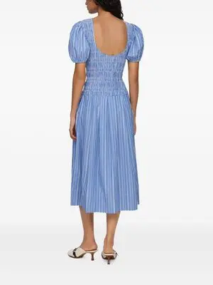 GANNI Organic Cotton Midi Dress