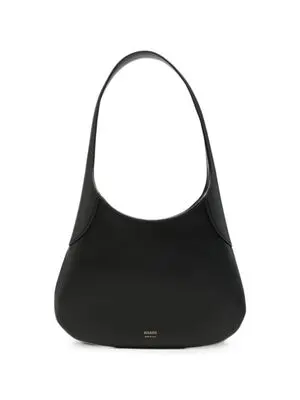 Khaite Joan Small Leather Hobo Bag - Black