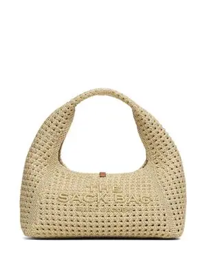 Marc Jacobs The Mini Sack Crochet Handbag - Beige