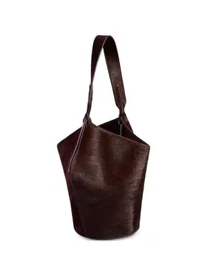 Khaite Lotus Mini Leathe Bucket Bag