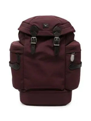 Emporio Armani Nylon Backpack - Brown