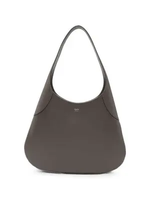 Khaite Joan Large Leather Hobo Bag - Grey