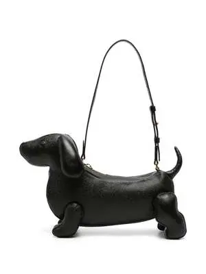 Thom Browne Beby Hector Leather Shoulder Bag - Black