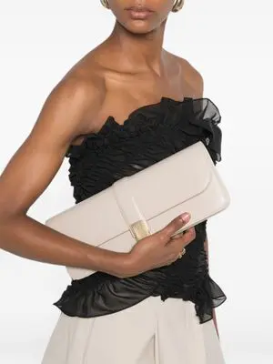 Khaite Blake Leather Clutch