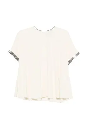 Fabiana Filippi Silk Blend Top - White