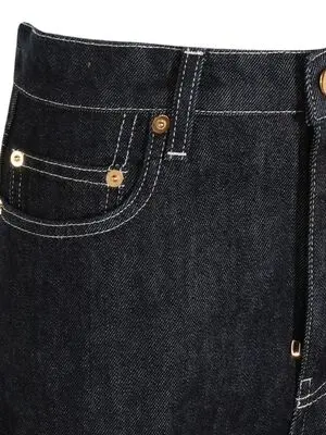 Fabiana Filippi Cotton Barrel Jeans - Navy