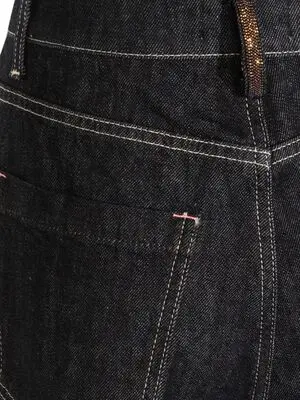 Fabiana Filippi Cotton Barrel Jeans - Navy