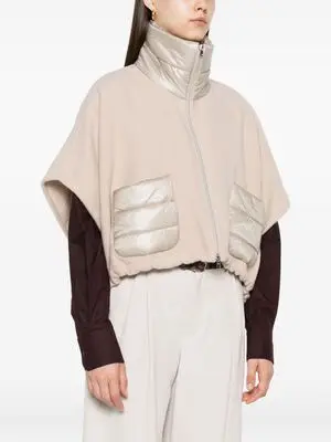Herno Wool And Nylon Short Down Jacket