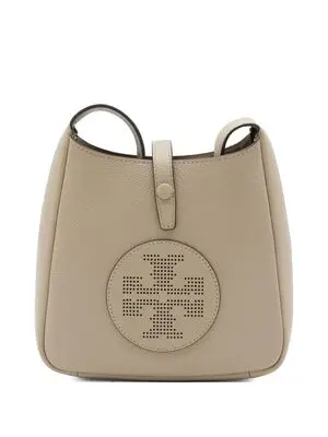 Tory Burch Miller Leather Hobo Bag - Grey