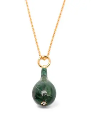 TOTEME Jade Drop Necklace
