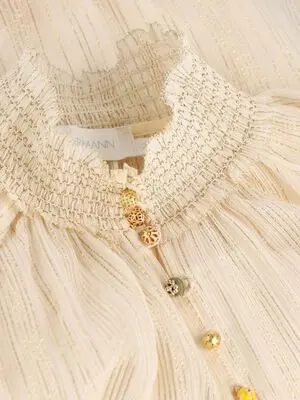 Zimmermann Aster Cotton And Silk Blouse