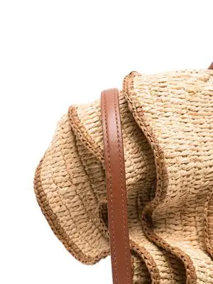 Zimmermann Goldentime Small Rafia Tote
