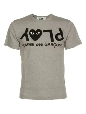 Comme Des Garçons Logo Cotton T Shirt