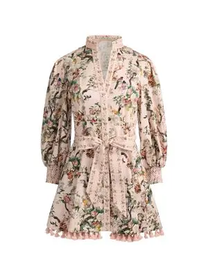 Alice + Olivia Lucy Mini Shirtdress - Pink