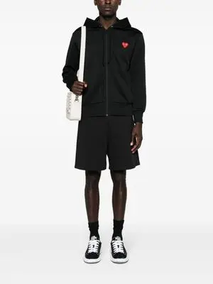 Comme Des Garçons Logo Cotton Hoodie