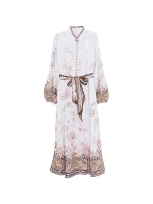 Zimmermann Luna Printed Midi Dress