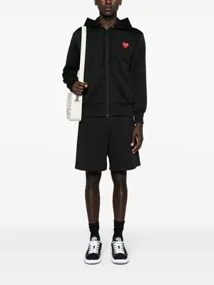 Comme Des Garçons Logo Cotton Hoodie