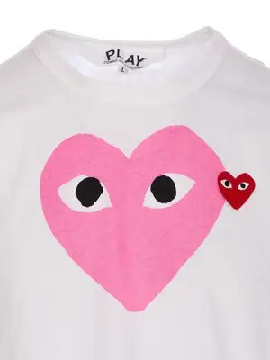 Comme Des Garçons Logo Cotton T Shirt