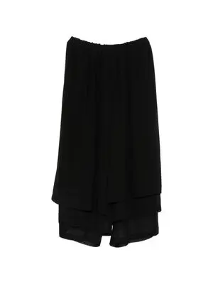 Comme Des Garçons Wide Leg Trousers - Black