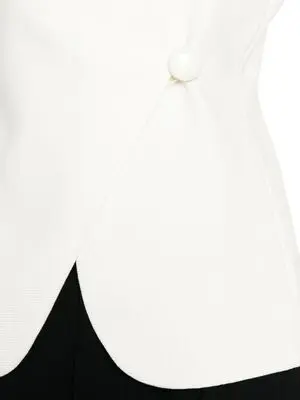 Emporio Armani Asymmetrical Front Cotton Jacket