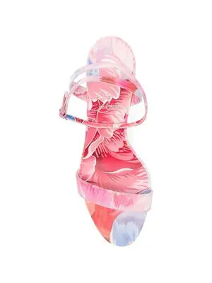 CHRISTIAN LOUBOUTIN Miss Z Peony Print Sandals