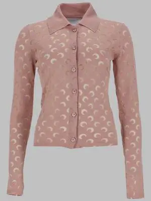 MARINE SERRE Moon Print Cardigan