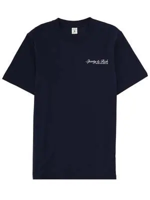 SPORTY&RICH T Shirt 'syracuse - Blue