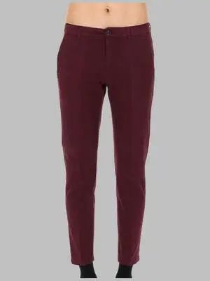DEPARTMENT 5 Pantalone In Cotone - Bordeaux