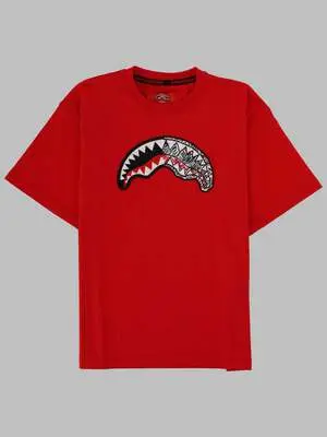 SPRAYGROUND Sketch Shark Red Over T Shirt - Multicolour