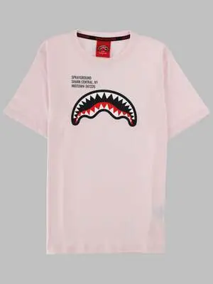 SPRAYGROUND Shark Basic Reg T Shirt Light Pink - Multicolour