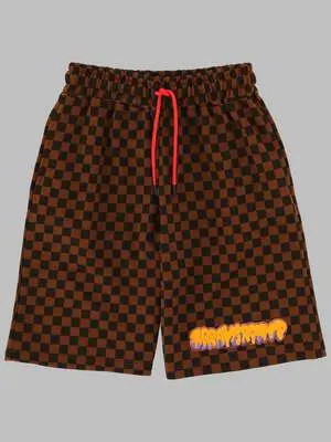 SPRAYGROUND Checkerboard Drawstring Shorts - Multicolour