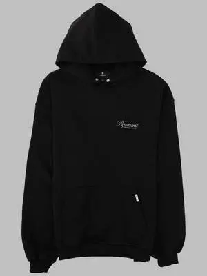 REPRESENT Felpa Con Cappuccio - Black
