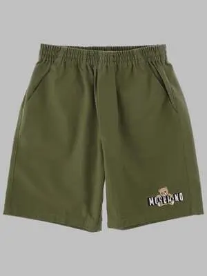 Moschino Teddy Bear Logo Shorts - Green