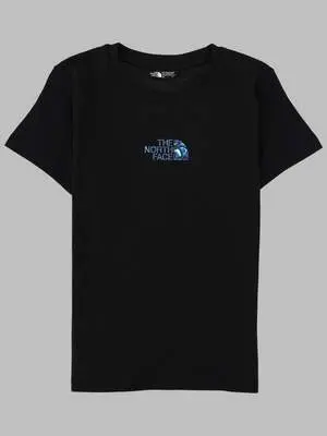 The North Face B Liquid Logo Reg Ss Tee Tnf White - Black