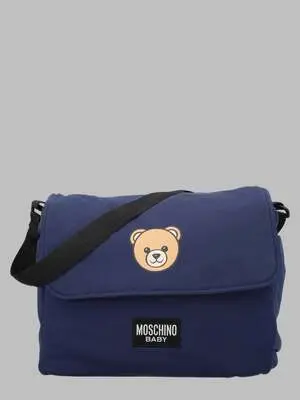Moschino Baby Changing Bag W/mat - Blue