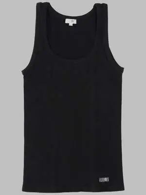 MAISON MARGIELA Tank Top Elasticizzato - Black