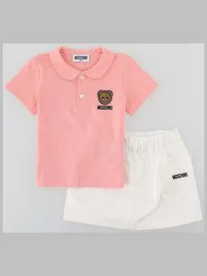 Moschino Polo Shirt And Skirt Set - Multicolour