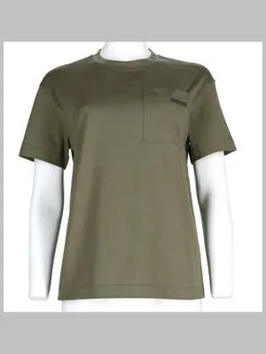 Brunello Cucinelli T Shirt Con Taschino - Green