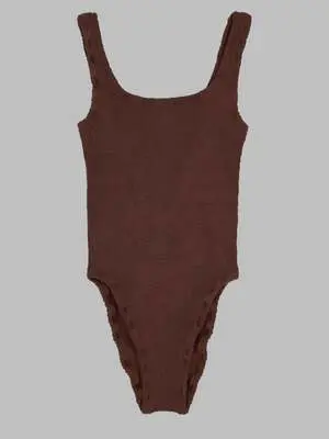 MC2 SAINT BARTH Costume Intero Crinkle 'lora - Brown