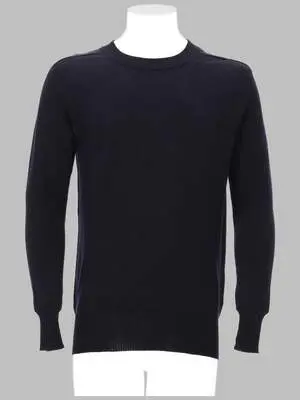 LANEUS Maglia In Cotone Misto Viscosa - Blue