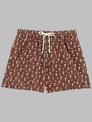 MC2 SAINT BARTH Costume Da Bagno Con Stampa - Brown